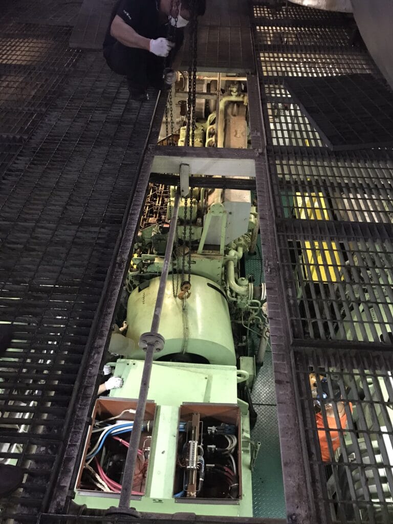 Auxiliary Engine (Generator Engine) Repair Service for Ships at Vietnam ...